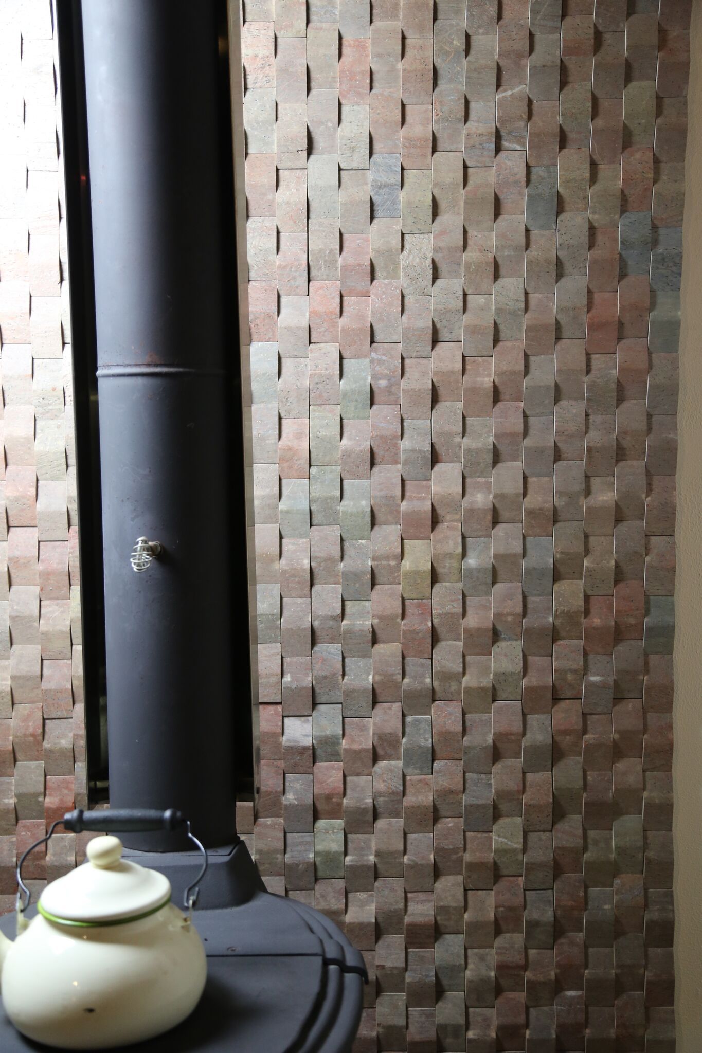 Wave Tile | Stone Mosaic Tiles for Walls